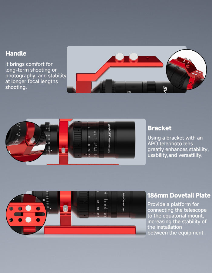 SVBONY Astrograph APO Objective 54mm f/4.5 SV555 for Astronomical ...
