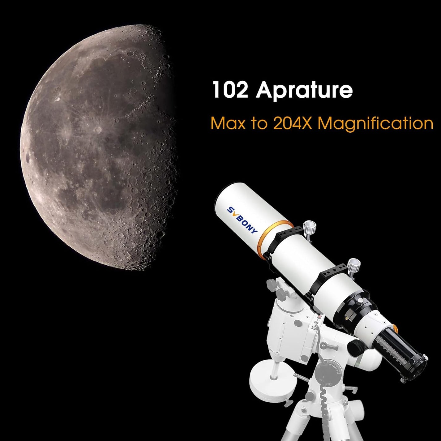 SVBONY SV503 102mm ED F7 Refractor Telescope – SVBony.fr